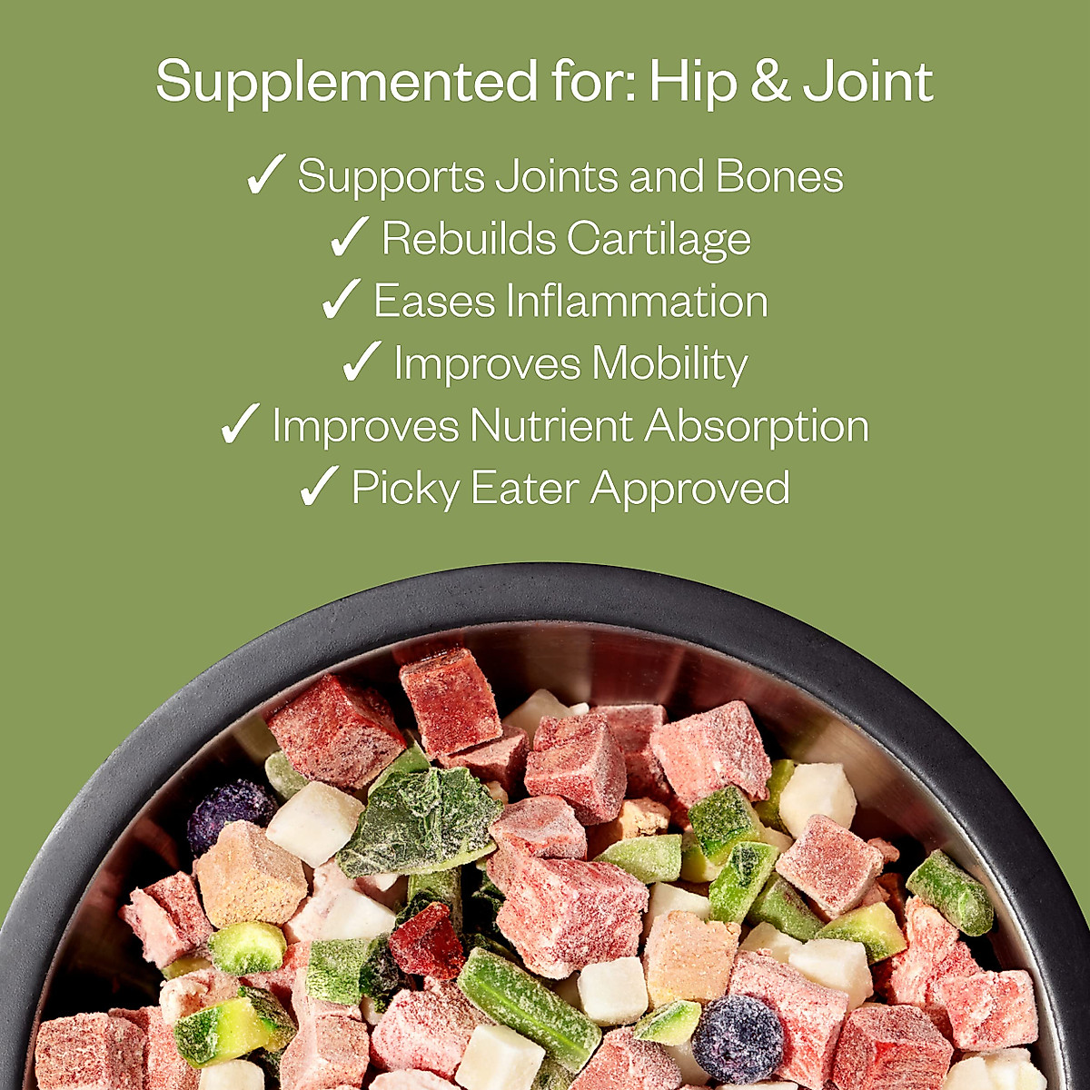 Maev Raw Dog Food, Better Than Freeze Dried Dog Food, Flash Frozen Dog Food with Lean Beef Protein, Vitamin-Rich Organ Meat in Every Serving, Hip and Joint Formulation, Adult Dogs, 10 Pounds