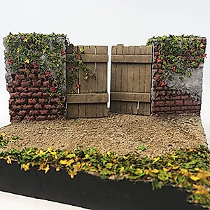 Realistic Miniature Leaves Simulation Leaves for DIY Mini Model Railway Fairy Garden Architecture Diorama Scenery Landscape Layout, Pack of 4