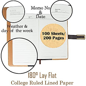 Refillable Adventure Writing Journal For Men & Women Faux Leather Hardcover Notebook A5 College Ruled 200 Lined Pages Lay-Flat Personal Diary With Pen & Magnetic Buckle （Adventure - Blue)