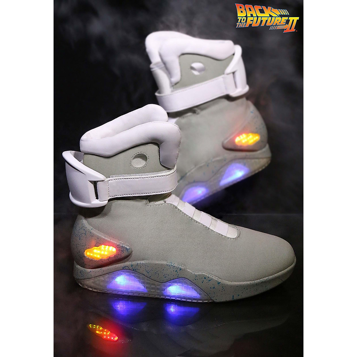 Fun Costumes Back to The Future 2 Adult Light Up Shoes Universal Studios Officially Licensed Size 9 Grey