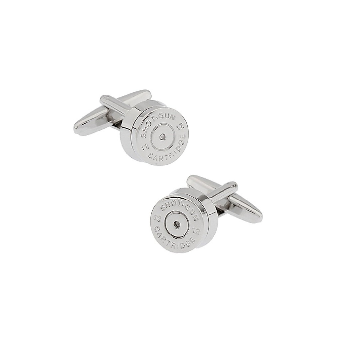 MRCUFF Bullet Shell Casing Army Police Pair Cufflinks in a Presentation Gift Box & Polishing Cloth