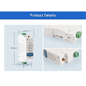 USR-DR504-G Din Rail RS485 Industrial Cellular Modems for M2M and IoT Applications X 1 Set