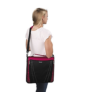 Five Star Zipper Binder, 2 Inch 3 Ring Binder, Expanding Pocket, Durable, Black/Gray (73305)