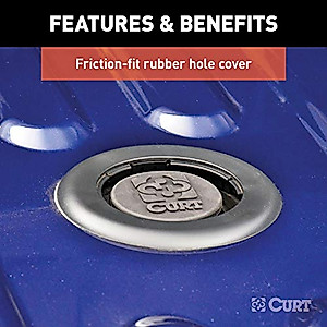 CURT 60638 OEM Puck System Gooseneck Hitch Kit, Fits Select Ram Trucks, 38,000 lbs. GTW, 2-5/16-Inch Ball, Pucks Required