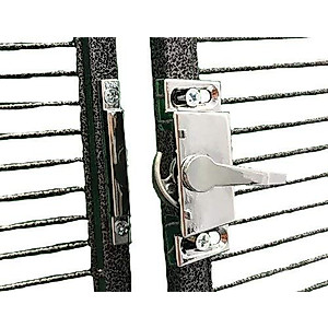 Durable All-Metal Mansion Cage for Chinchillas, Rats, Ferrets, Degus (2-Level)