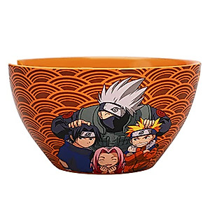 Bioworld Naruto Anime Heroes 20 oz Ramen Bowl With Chopsticks