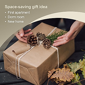 Lucundm Key Holder Wall Mount, Mail Shelf Decor with 3 Key Hooks, Versatile Wood Wall Organizer for Entryway Hallway (8.2” x 10.6”x 3.6”) (White)