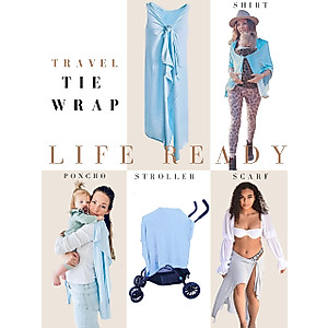 ZALA MOON Zalamoon Soft Lightweight Duel Nursing Breastfeeding Cover Shawl, Versatile Stroller/Car Seat/Canopy Cover (Cloud)