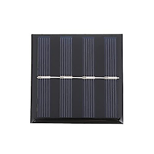 dream_light Mini Solar Panel, 10Pcs 2V 100mA 0.2W 60x60mm Polysilicon Small Solar Cell Module for DIY Solar Power Lights Toys Charger