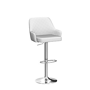 VECELO Adjustable Bar Stools Set of 2, Bar Height Stools for Kitchen Counter