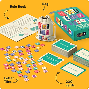 Tipsy Chicken Letterpool: 2-6 Players Board Games for Adults, Family, Teens, Trivia, Word & Card Games Mixture, Fun & Easy to Learn Adult Party Games for Game Night