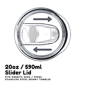 Onebttl Replacement Lid, Leak Proof Tumbler Cap, Replace Lost or Damaged Lids, BPA Free