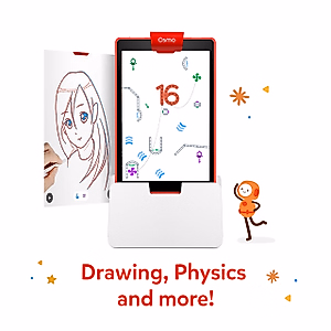 Osmo - Base for Fire Tablet - Educational Learning Games for Boys & Girls-Physics, Drawing & more-STEM Toy Gifts for Kids-Ages 3 4 5 6 7 8 9 10 11 (Osmo Fire Tablet Base Included - Amazon Exclusive)