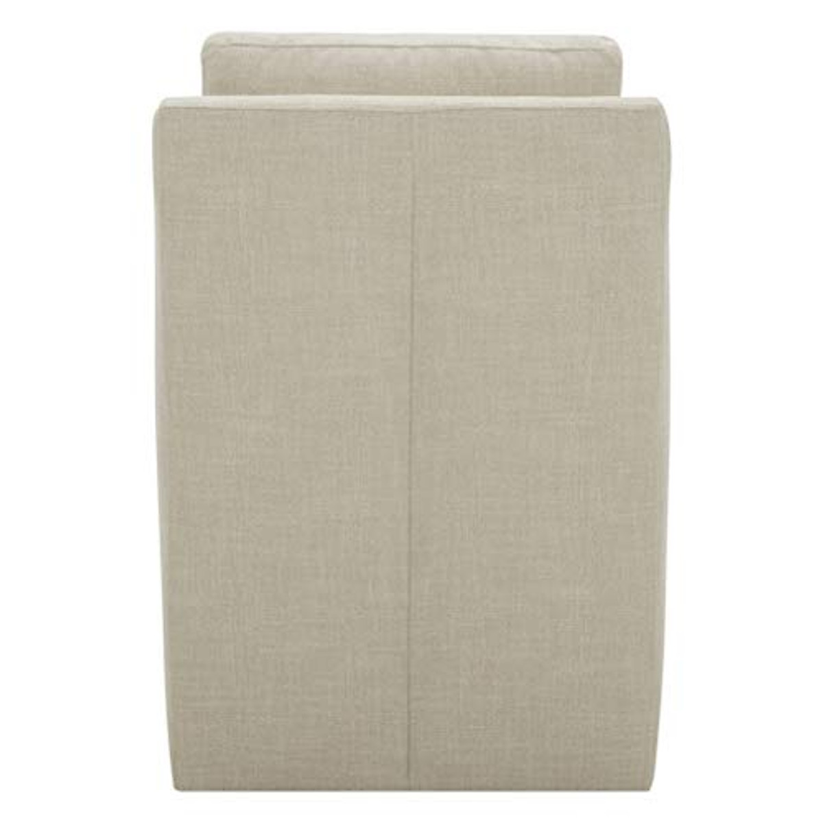 Amazon Brand – Stone & Beam Vivianne Modern Upholstered Dining Chair with Casters, 24.4"W, Linen