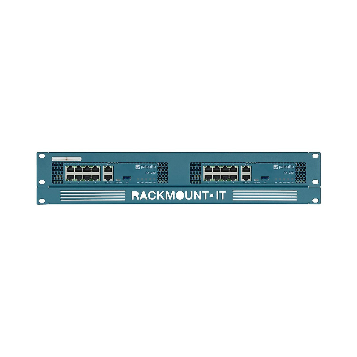 R RACKMOUNT·IT | RM-PA-T3 | Rack Mounting Kit for Palo Alto PA-220 (Two appliances on one Rack)