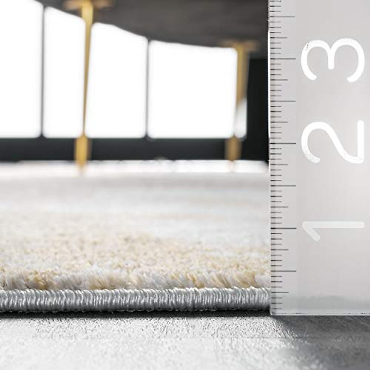 nuLOOM Cyn Abstract Runner Rug, 2' 6" x 10', Gold