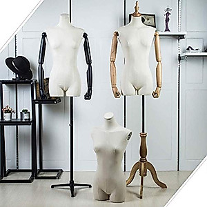 Mannequin Display Stand Mannequin Window Display Dressmaker Mannequin Torso Clothing Tailor's Dummy