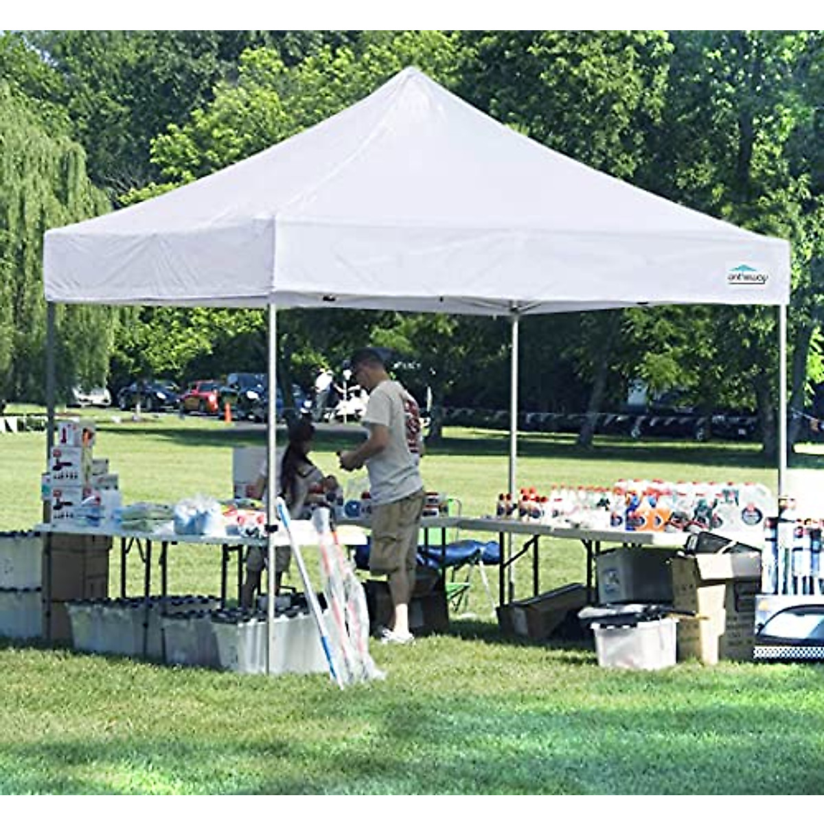 Ontheway 10' x 10' Replacement Canopy Top for EZ Pop Up Canopy Tent, Instant Canopy Top Cover (Canopy Top Only)