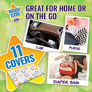 Toilet Seat Covers Disposable - 24 Large Waterproof Potty Covers for Toddlers, Kids, and Adults by Mighty Clean Baby - 2 Packs of 12 Covers