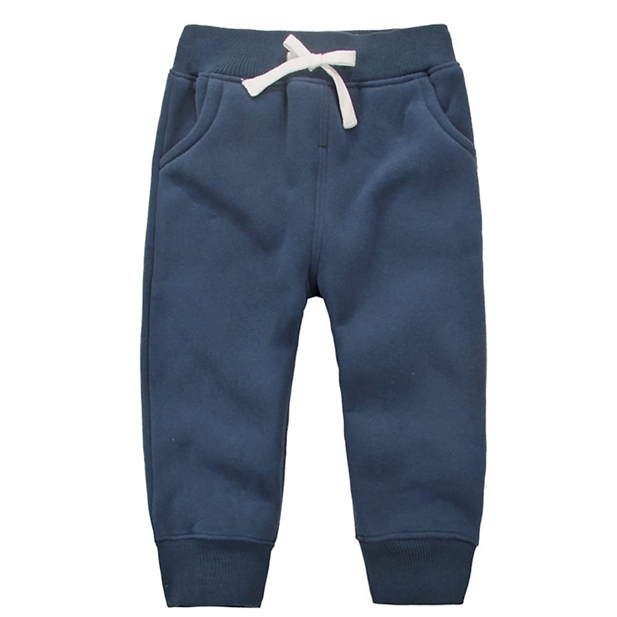 DELEY Unisex Kids Pants Winter Trousers Baby Bottoms Sweatpants 1-5 Years Dark Blue Size 5Y