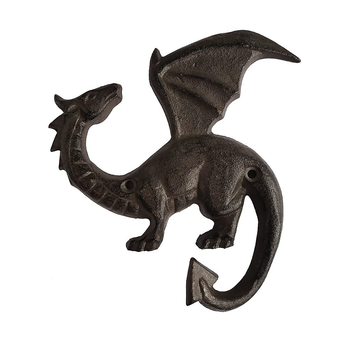 WINTENT Solid Cast Iron Dragon Hook Hanger for Key Coat (Dragon-1)