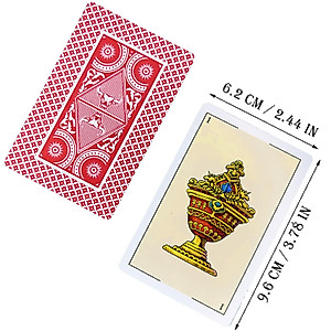 2 Decks Spanish Playing Cards Cartas Españolas, Baraja Española, Briscas Cards Puerto Rico, Mexican Playing Cards, Plastico Spanish Cards, Barajas Espanolas Plasticas(with Playing Card Boxes)