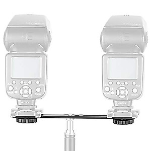 Neewer 8"/20.3cm Dual Camera Mount Tripod Bracket for 3D Stereo Stereoscopic Photography