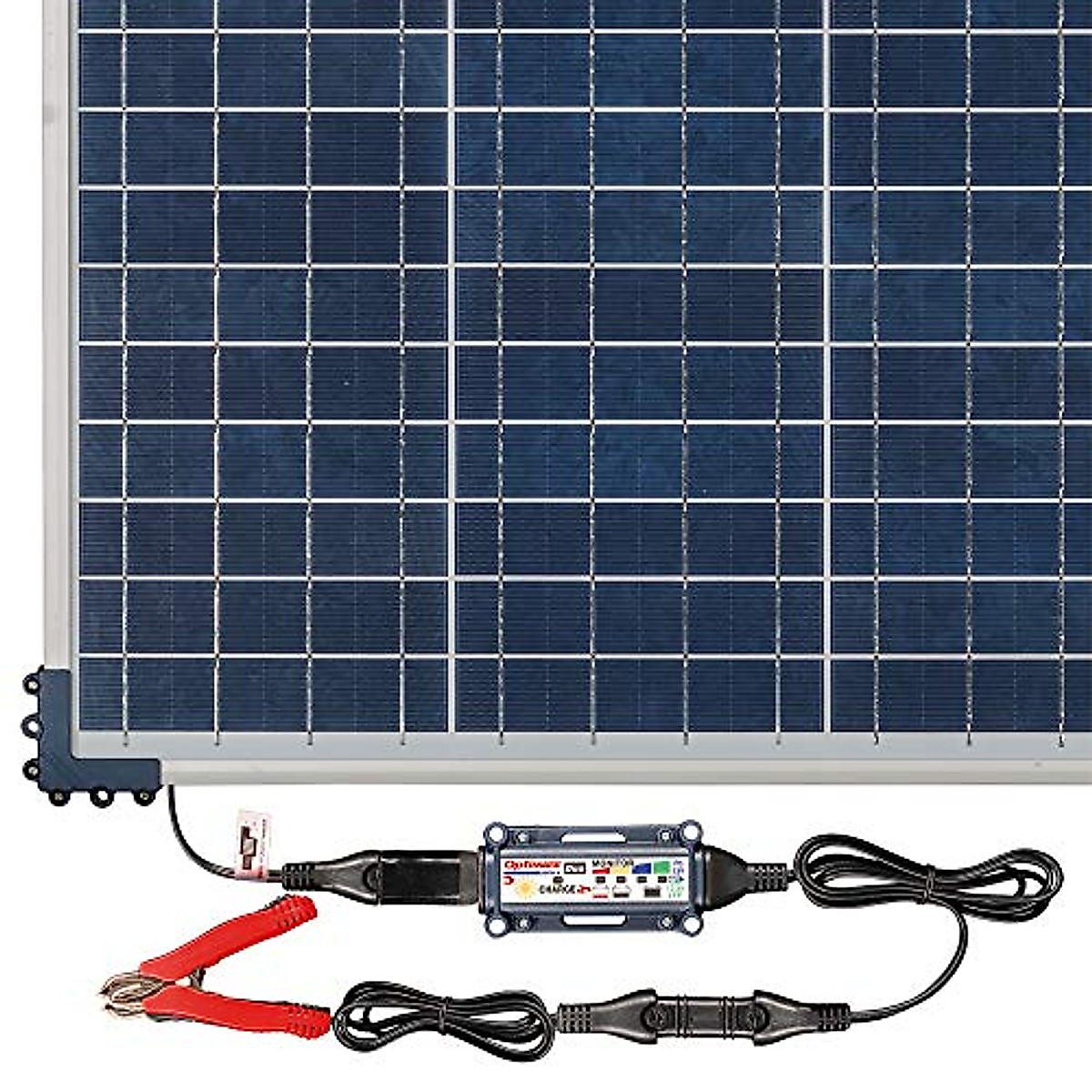 Optimate Solar Duo 40W, TM522-D4, 6-Step 12V / 12.8V 3.3A Weatherproof Solar Battery Saving Charger & maintainer