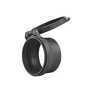 Monstrum 1-4x20 Rifle Scope with Rangefinder Reticle and Medium Profile Scope Rings | Monstrum Flip Up Lens Cover Set | Bundle