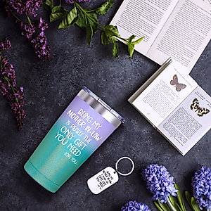SpenMeta Gifts for Mother in Law - Mother in Law Gifts from Daughter in Law, Son in Law - Christmas, Mothers Day, Birthday Presents Ideas - Being My Mother in Law Tumbler Cup