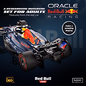 LUPPA Formula 1 RB Model Kit - 1:18 Scale Racing F1 RB19 Model Inspired by Checo Pérez & Max Verstappen Building kit, Collectible diecast, 140 Pieces