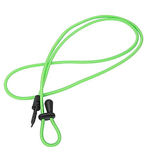 VBESTLIFE Life Kayak Paddle Leash, 50in Bungee Rope Fishing Rod Leash Cord Canoe Paddle Leash(Green)