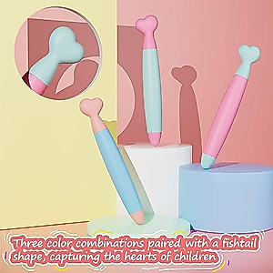 Digiroot Kids Stylus Pens for Touch Screens, 3 Pack Stylus for Kids with Durable Rubber Tips, Compatible with All Touch Screens Devices, iPad, iPhone, Kids Tablet, Samsung Galaxy Tab, Android Tablets