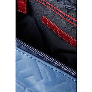 Tommy Hilfiger Jillian II-Crossbody-TH Bias Embossed Nylon Charcoal Blue One Size