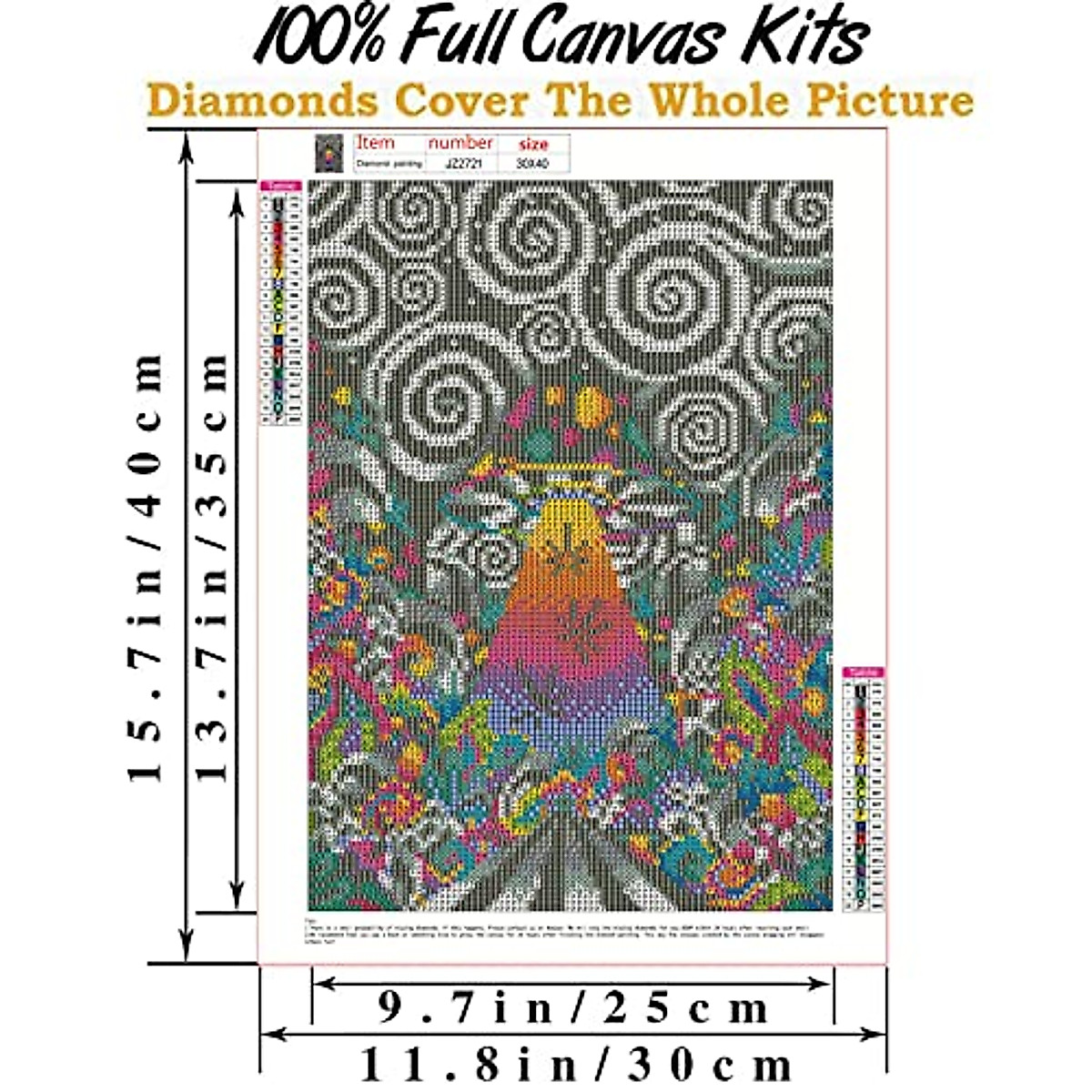 NOWAWEVE Diamond Painting Kits for Adults,Diamond Art Kit,5D Diamond Painting Kit Full Drill Round Drill for Wall Decor,Relaxing,Gift