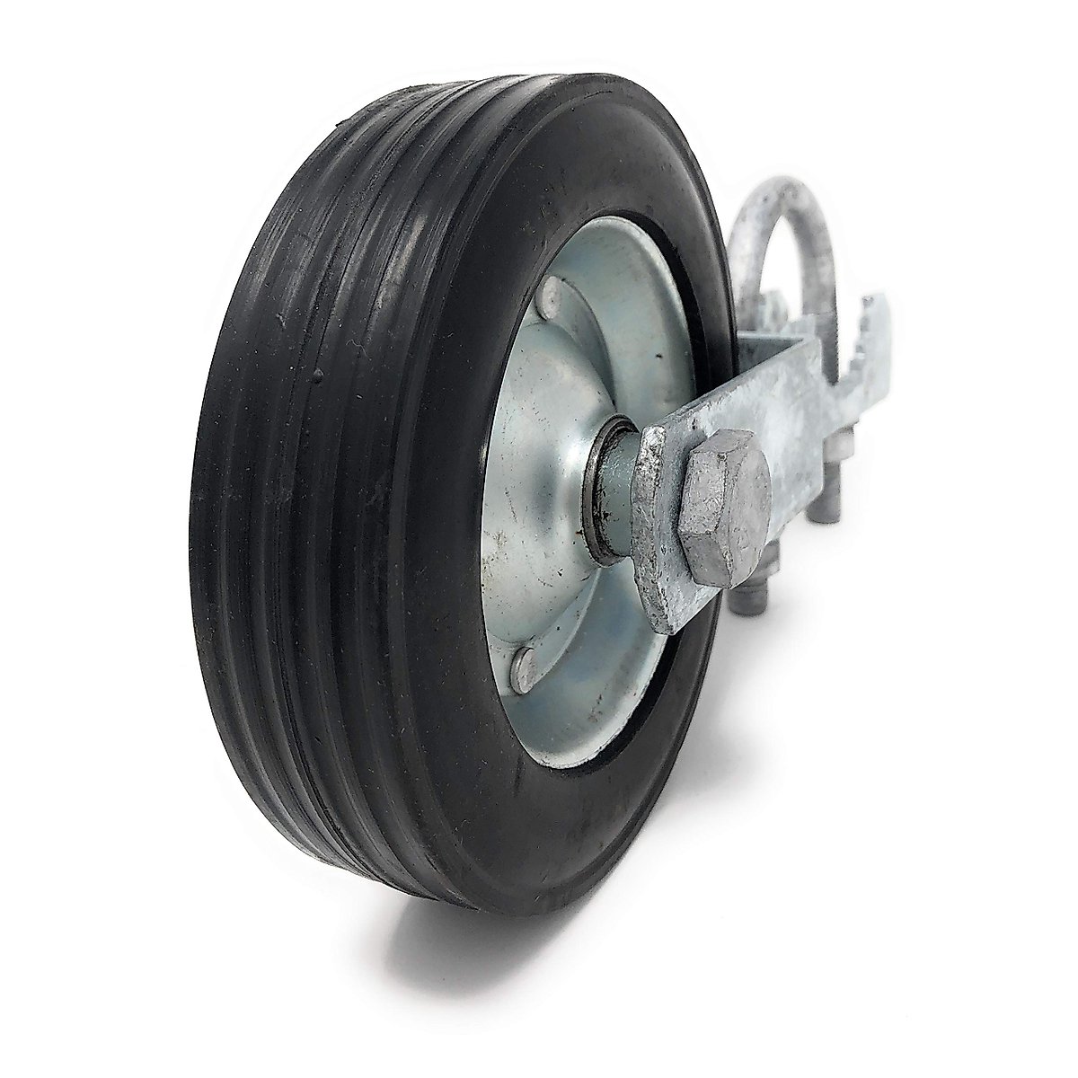GATE Helper Wheel: for Chain Link Fence and Other Swing Gates with 1.5-2" Frames