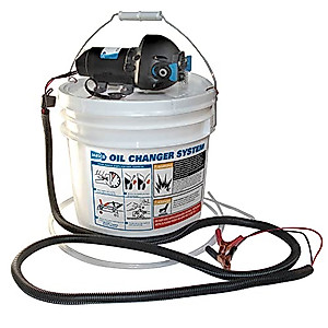 Jabsco 17850-1012 DIY Engine Oil Change System, 3.5 Gallon Capacity, 12 Volt , Black