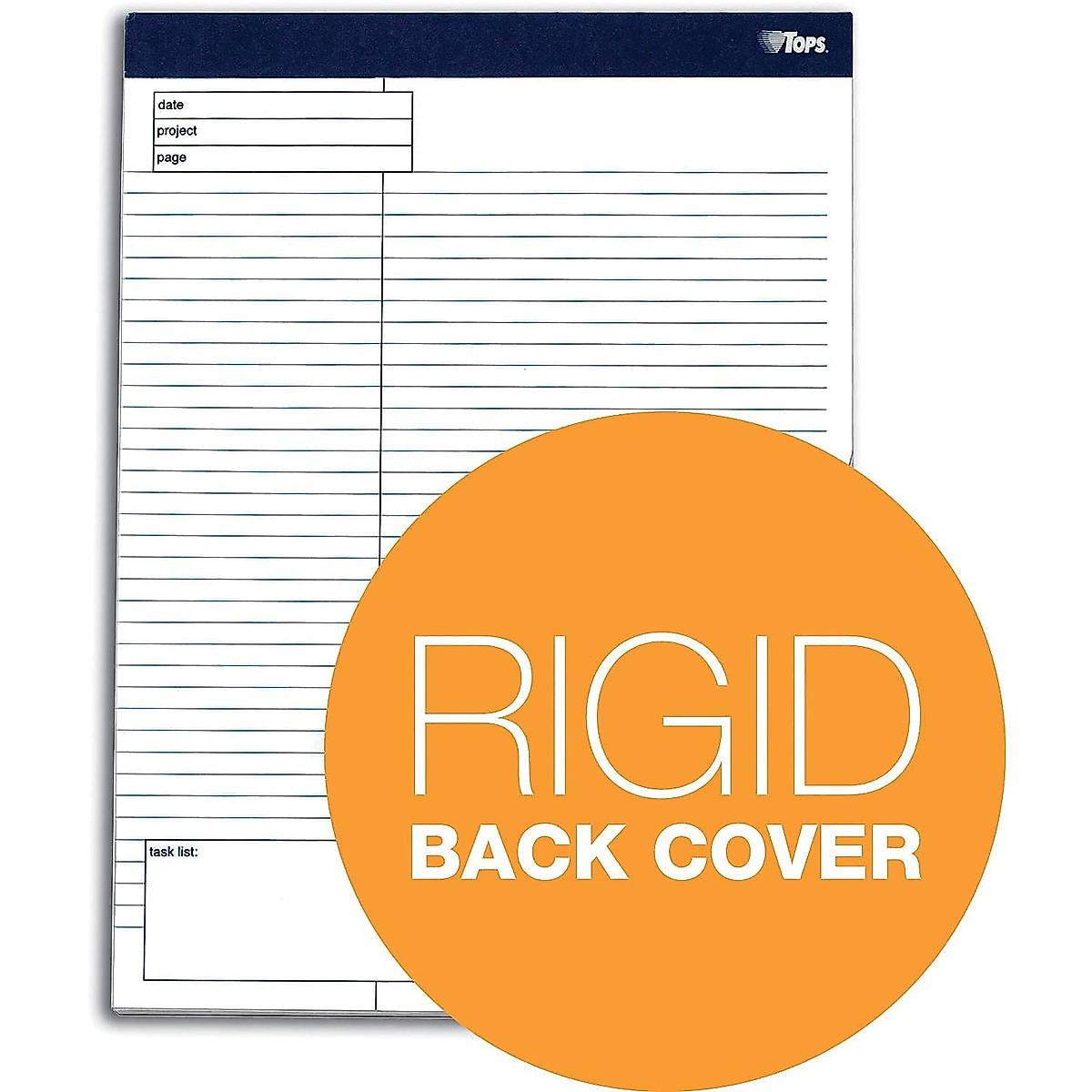 TOPS 77102 Docket Gold Planning Pad, Legal/Wide, 8 1/2 x 11 3/4, White, 40 Sheets, 4/Pack