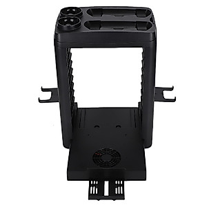Charging Dock Charger Stand Multi‑Function Charging Dock Cooling Base CD Storage Rack for PS4 for Slim for PRO Host