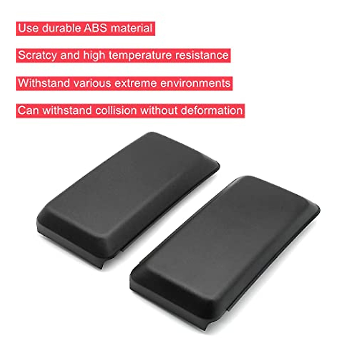 POETRYXIAO Front Bumper Guards Pads Inserts End Caps Cover Compatible with Ford F150 2018 2019 2020 ,1 Pair,Bumper Traverse Accessories