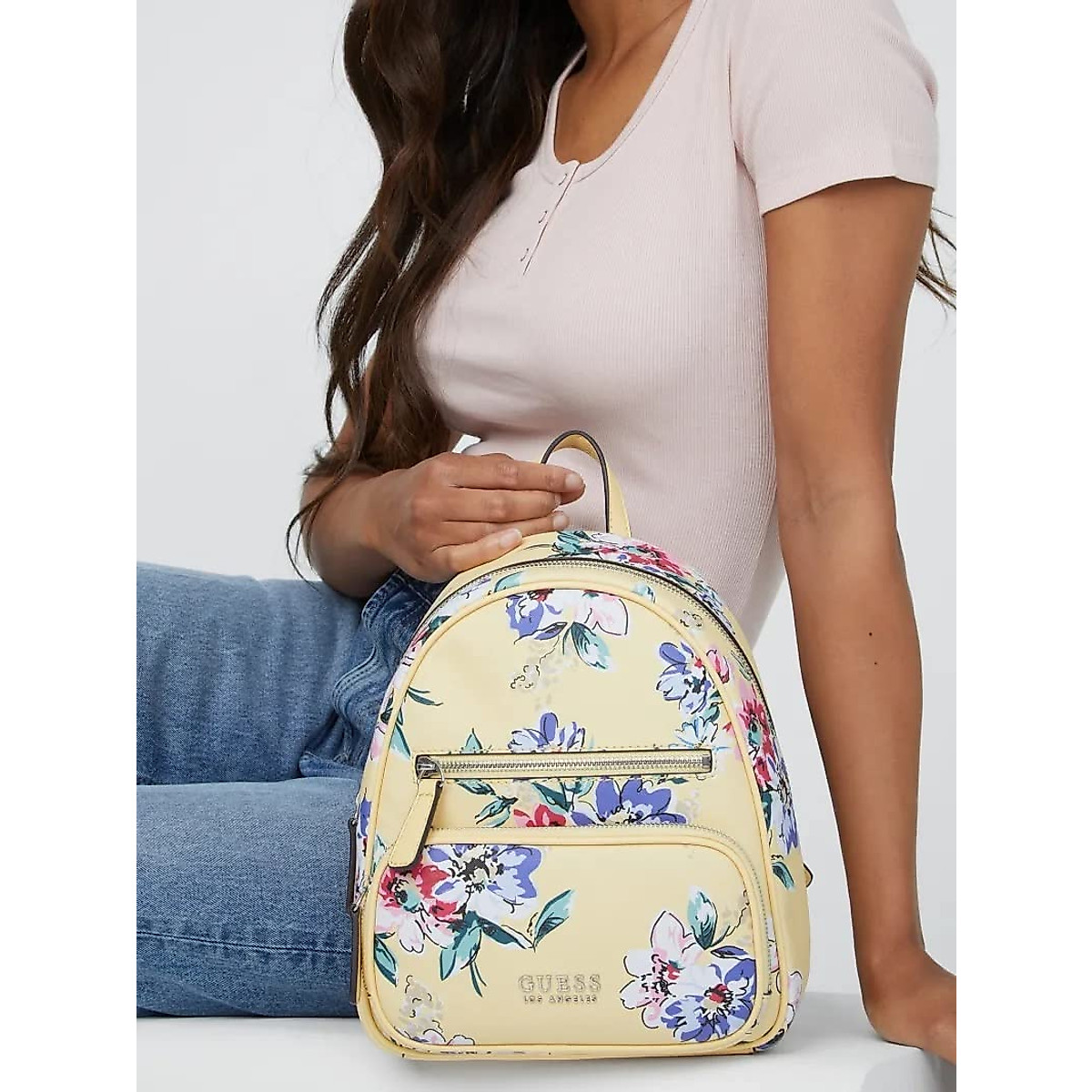 GUESS Factory Women's Roxburgh Floral Backpack
