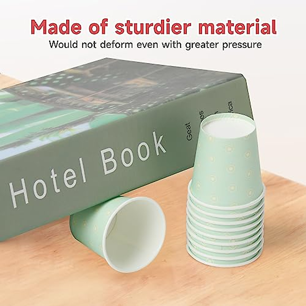 600 Pack 3 oz Disposable Paper Cups - Small Bathroom, Mouthwash & Mini Espresso Cups - Mixed Colors for Party, Picnic, BBQ, Travel & Home Events