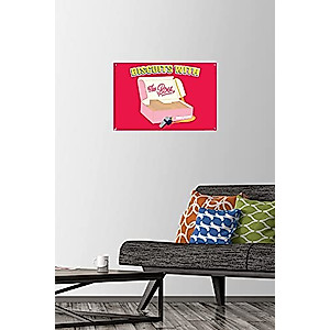Trends International Ted Lasso - Biscuits With The Boss Wall Poster, 14.725" x 22.375", Premium Poster & Push Pin Bundle