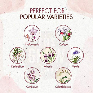 Orchid Plant Food (5 oz, 50+ Applications) - Bloom Booster Fertilizer Pellets for Orchids in Pots - Slow Release Nutrients for Healthy Flower & Reblooms