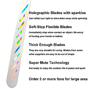 Fly Swatters for Tables, Food Swatter for Outdoor Indoor Meal, Party, Restaurant, USB Powered Picnic Fly Swatter(3 PCS)