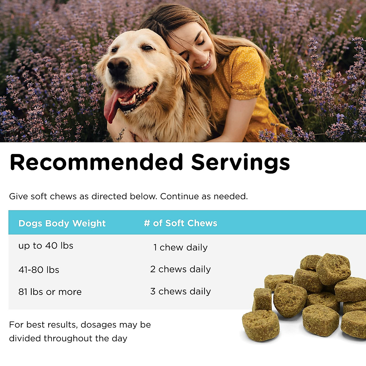 Nutri-Vet Hemp Calming Soft Chews for Dogs- with Chamomile and Melatonin - Peanut Butter & Honey Flavor - 12.7 Ounces