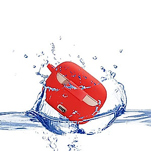 Silicone Cover for JBL Tune 230NC TWS Wireless Earphone Silicone Protective Cover, Portable Scratch and Shock Proof Cover with Carabiner(Mint Green)