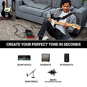 HEADRUSH MX5 - Black - Electric Guitar Multi Effects Pedal with Touch Screen, Expression Pedal, Looper, and Audio Interface