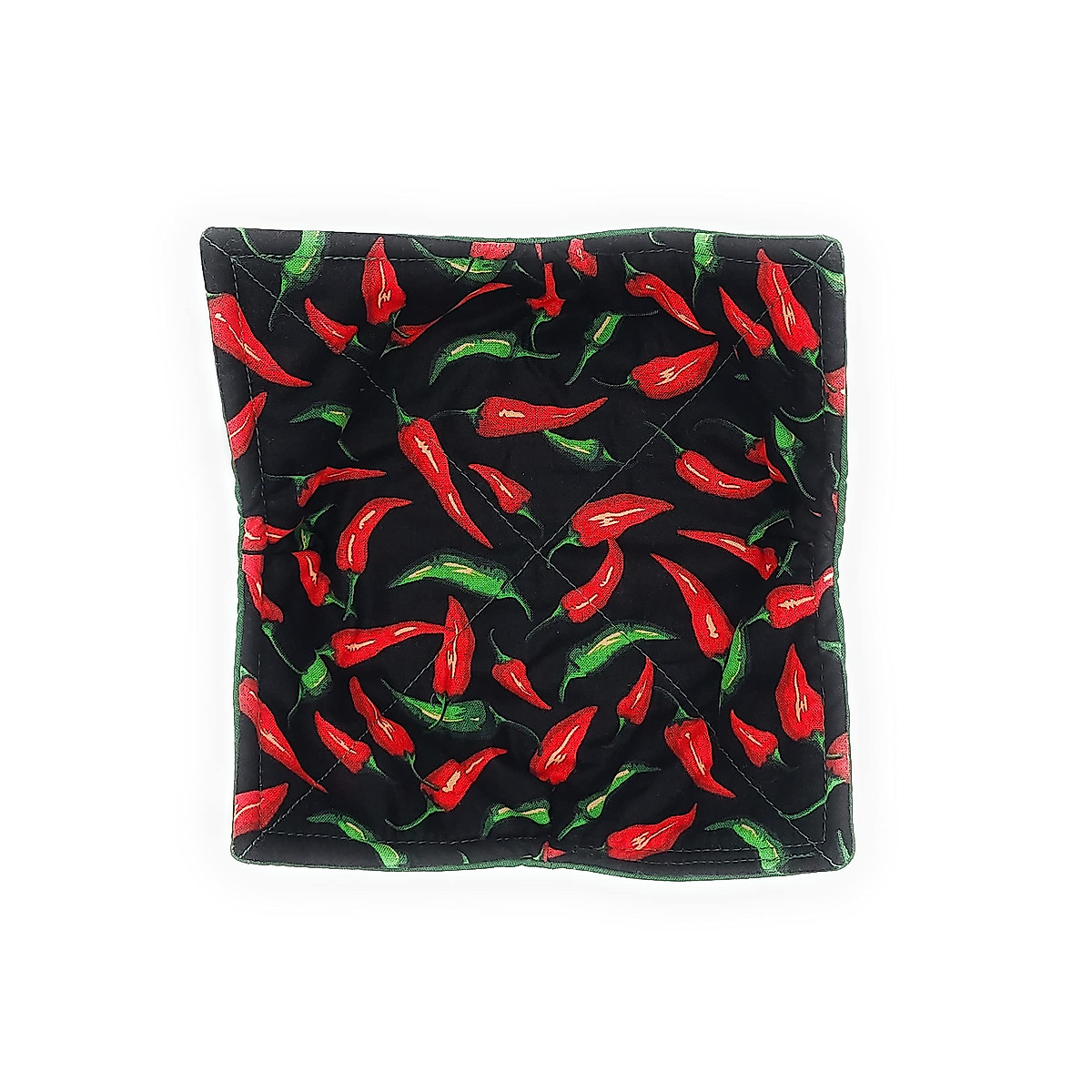 Hot Pepper Microwave Bowl Cozy Southwestern Reversible Microwaveable Potholder Cayenne Chilis Soup Buddy Southwestern Kitchen Linens Chef Teacher Gifts Spicy Food Lover Gift Under 10