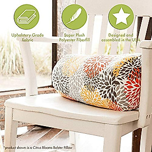 Majestic Home Goods Villa Round Bolster, Navy